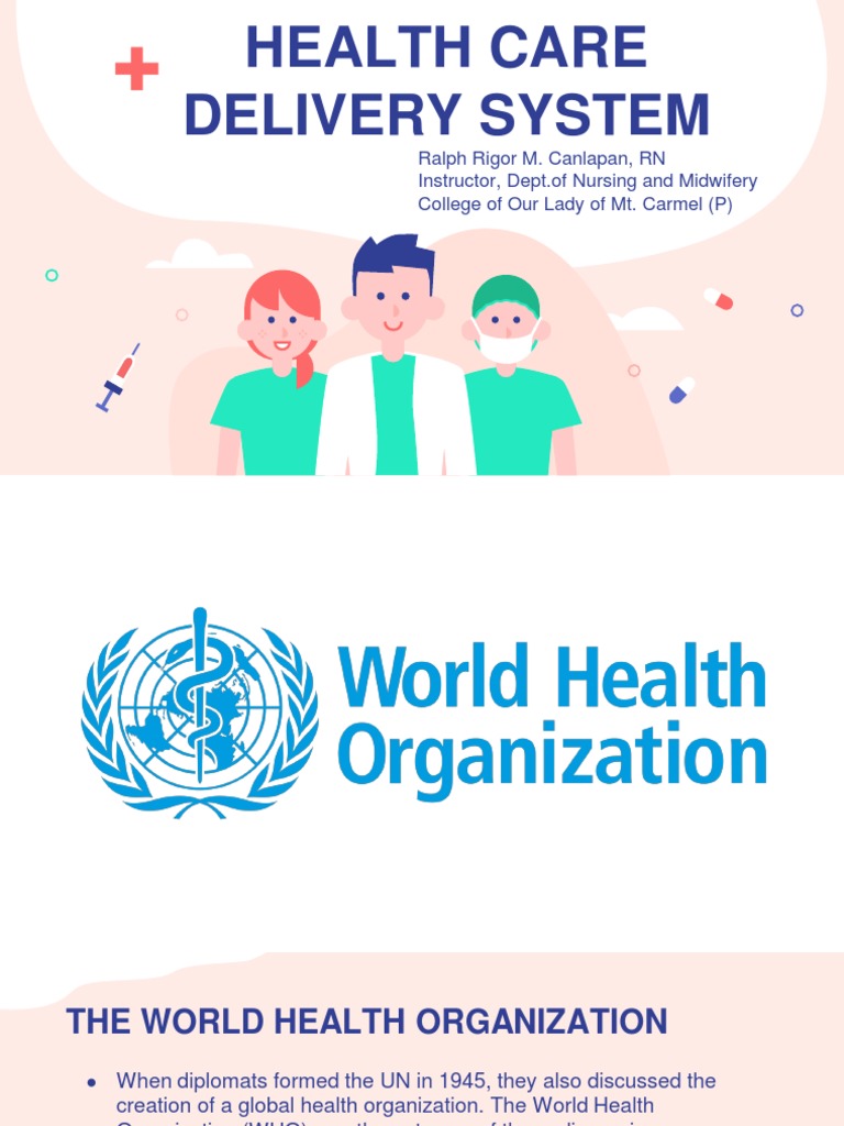 The Health Care Delivery System CHN 1 Le PDF | PDF | Millennium ...