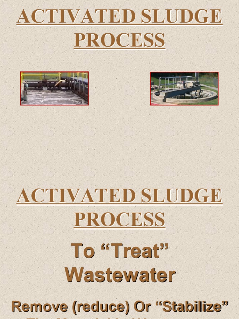 Activated Sludge Process | PDF | Sewage Treatment | Environmental ...