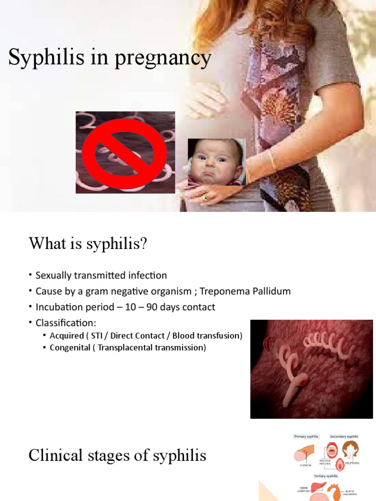 Syphilis in Pregnancy: Diagnosis and Treatment | PDF | Infection ...