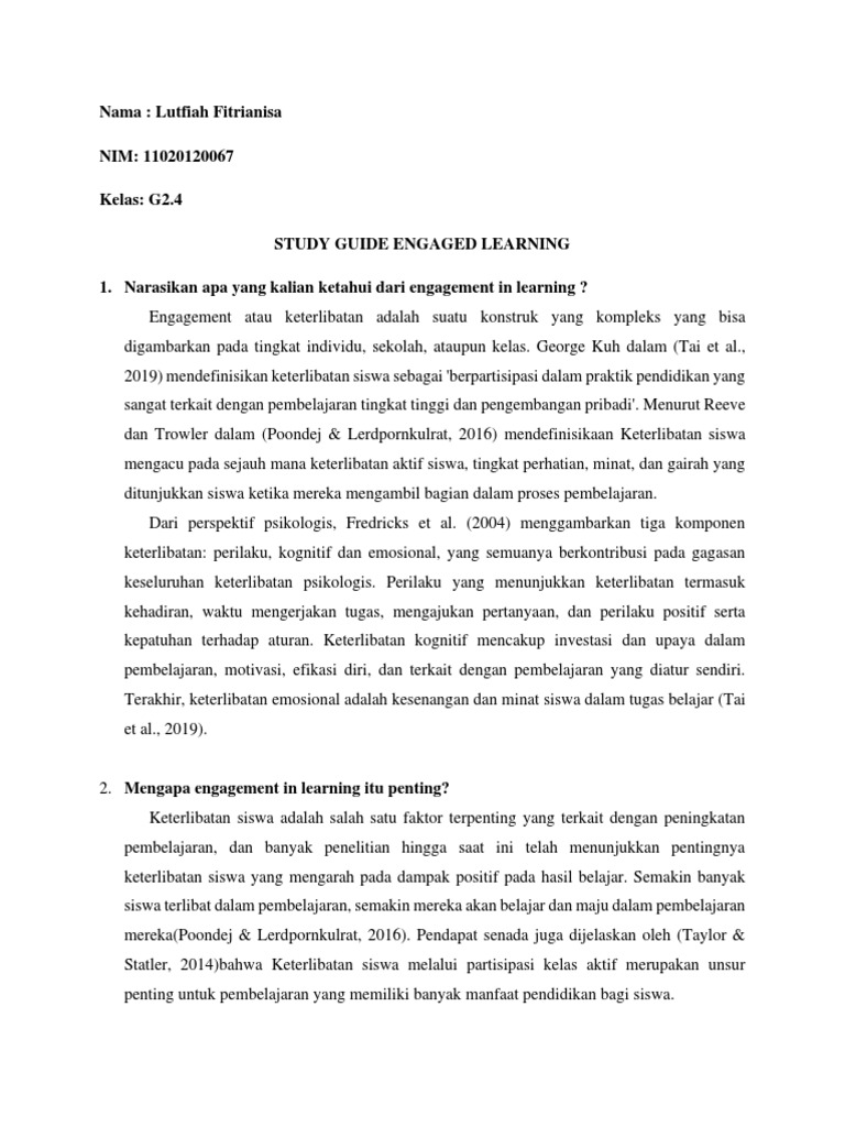 Engaged Learning | PDF