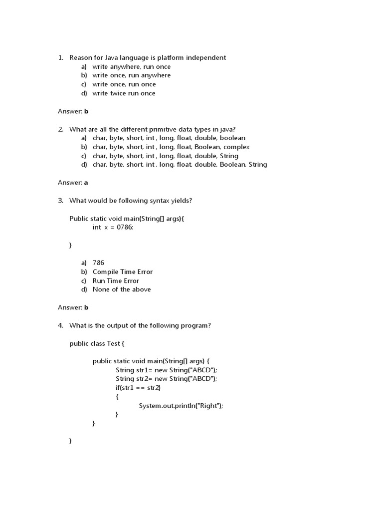 Day 1 Quiz Pdf String Computer Science Integer Computer Science 1438