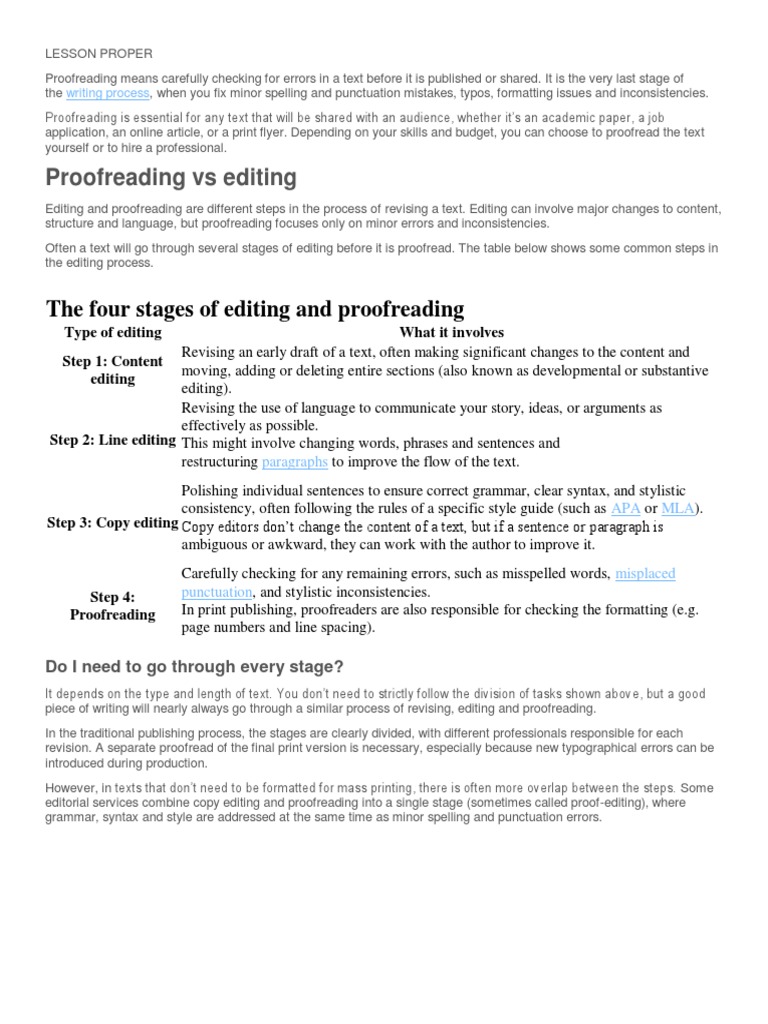 Week 17 Research Lesson Proper | PDF | Proofreading | Editing