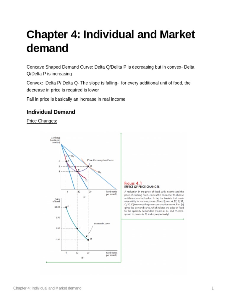 Chapter 4 Individual and Market Demand | PDF | Supply And Demand ...
