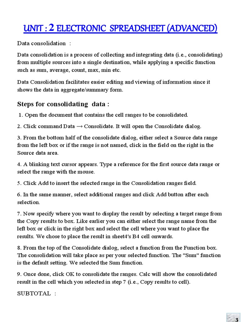 UNIT2 CL 10 It | PDF | Hyperlink | Spreadsheet
