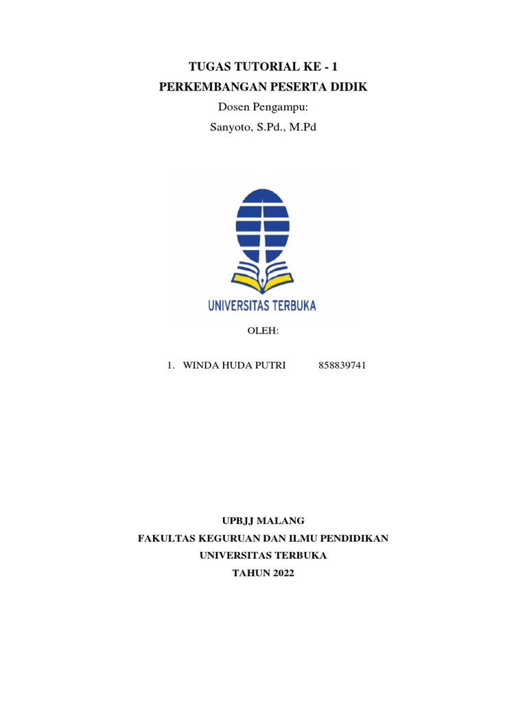 TT 1 PPD | PDF | Kesehatan Holistik | Sains & Matematika