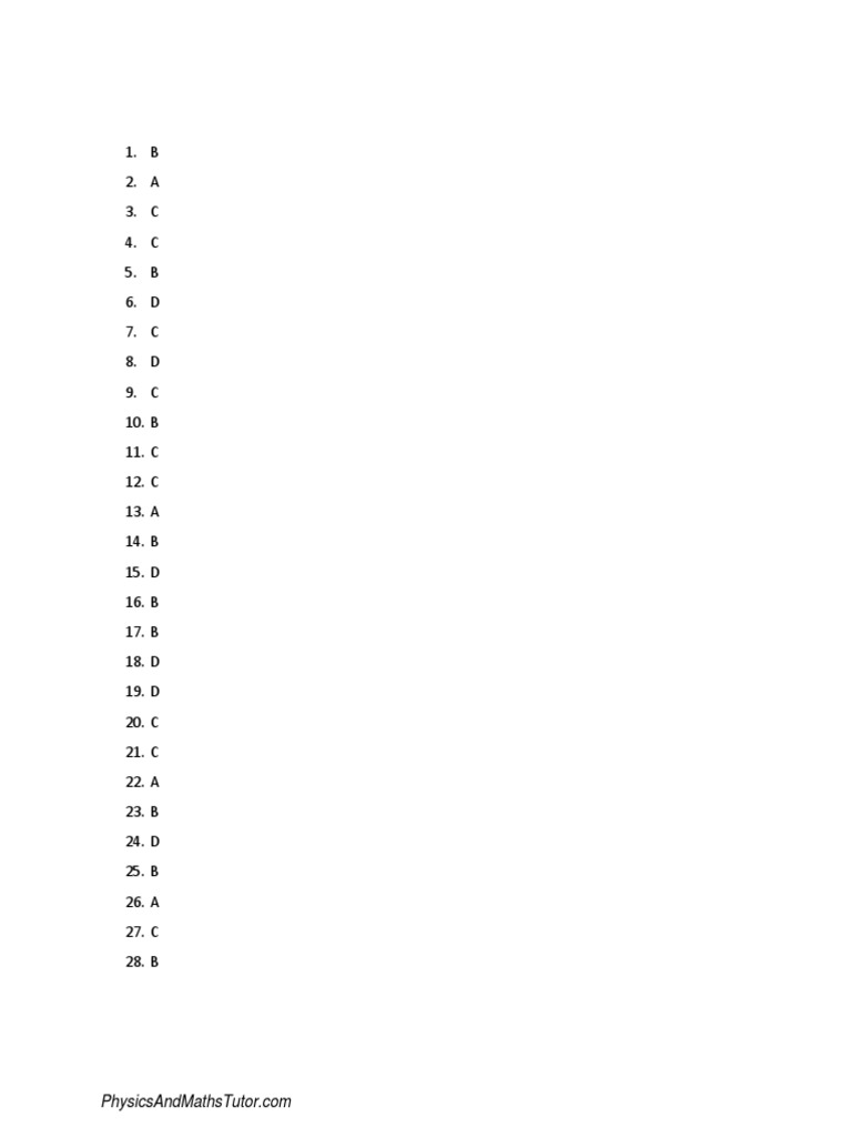 Stress, Strain and Young's Modulus (Multiple Choice) MS | PDF