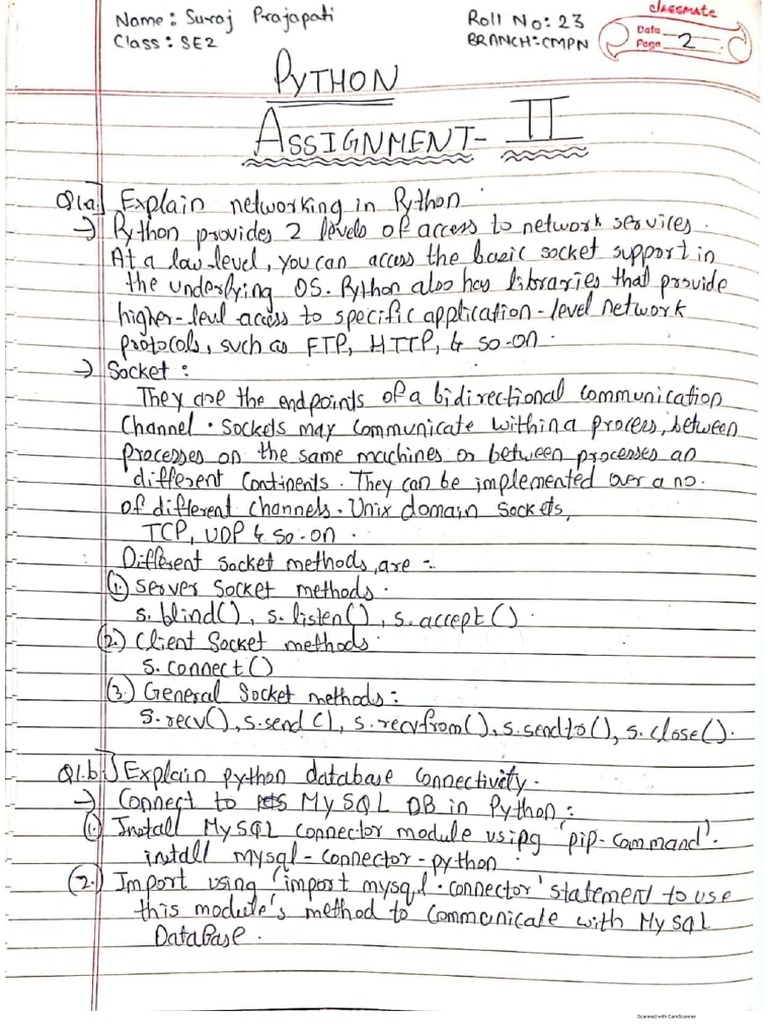 Python Assignment 2 Pdf