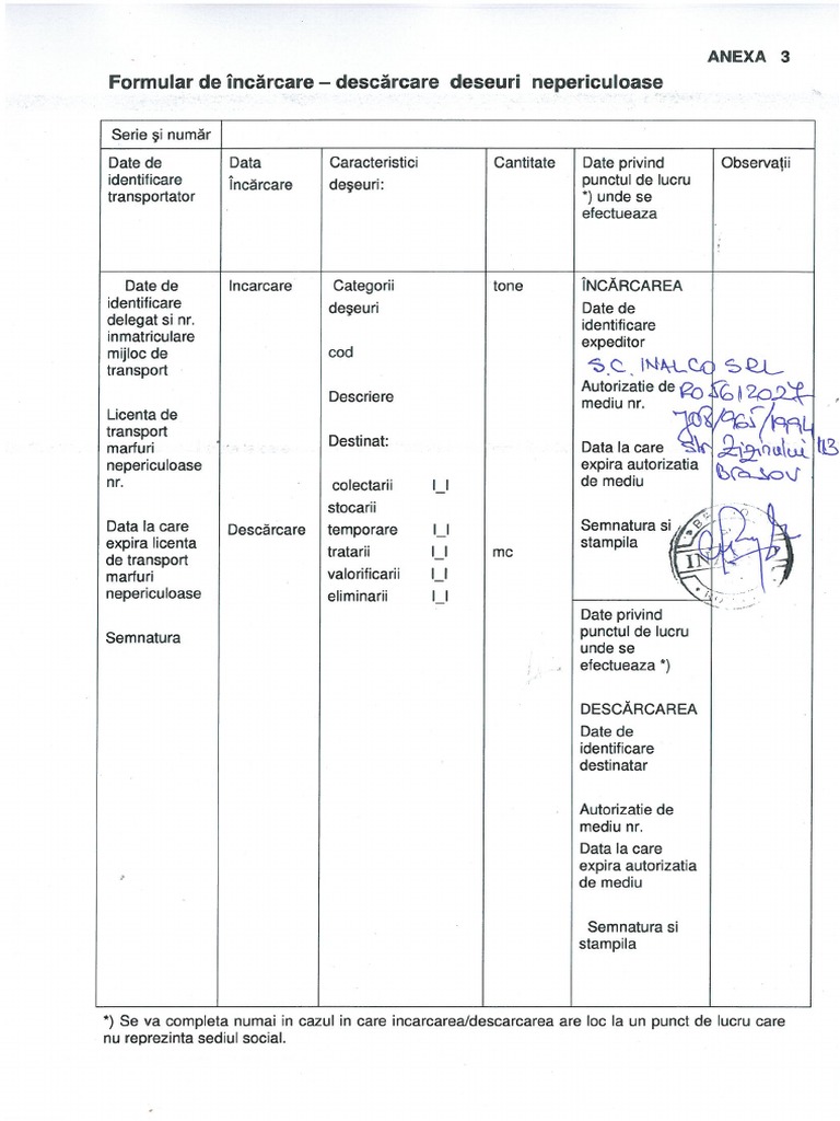 Anexa 3 Deseuri | PDF
