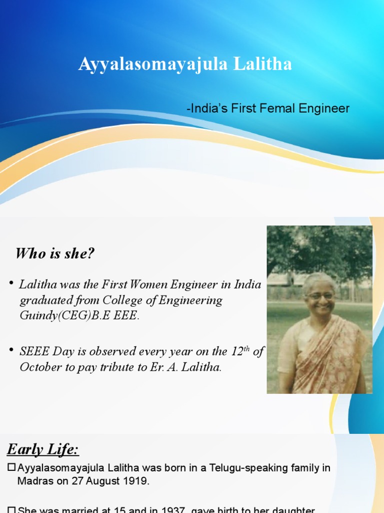 Ayyalasomayajula Lalitha | PDF