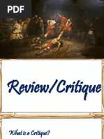 Critique Paper Template | PDF | Evaluation | Cognition