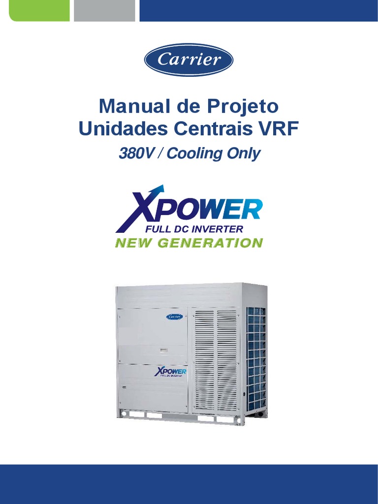 MProj VRF Carrier XPower | PDF | Calor | Rede de computadores