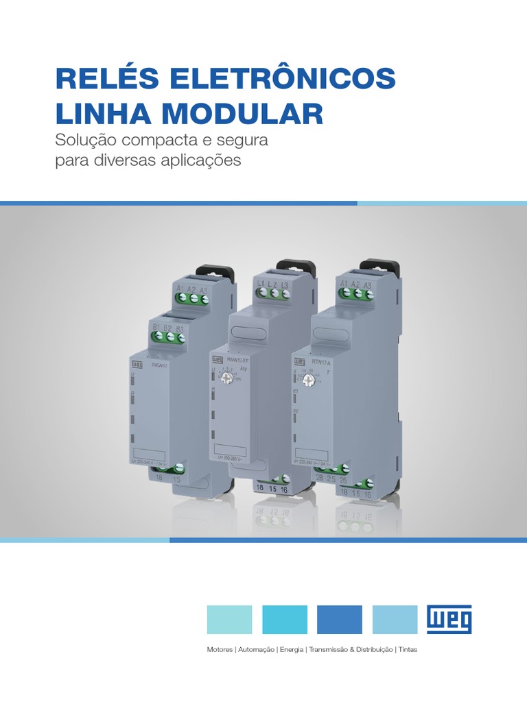 WEG Reles Eletronicos Linha Modular 50066570 PT | PDF