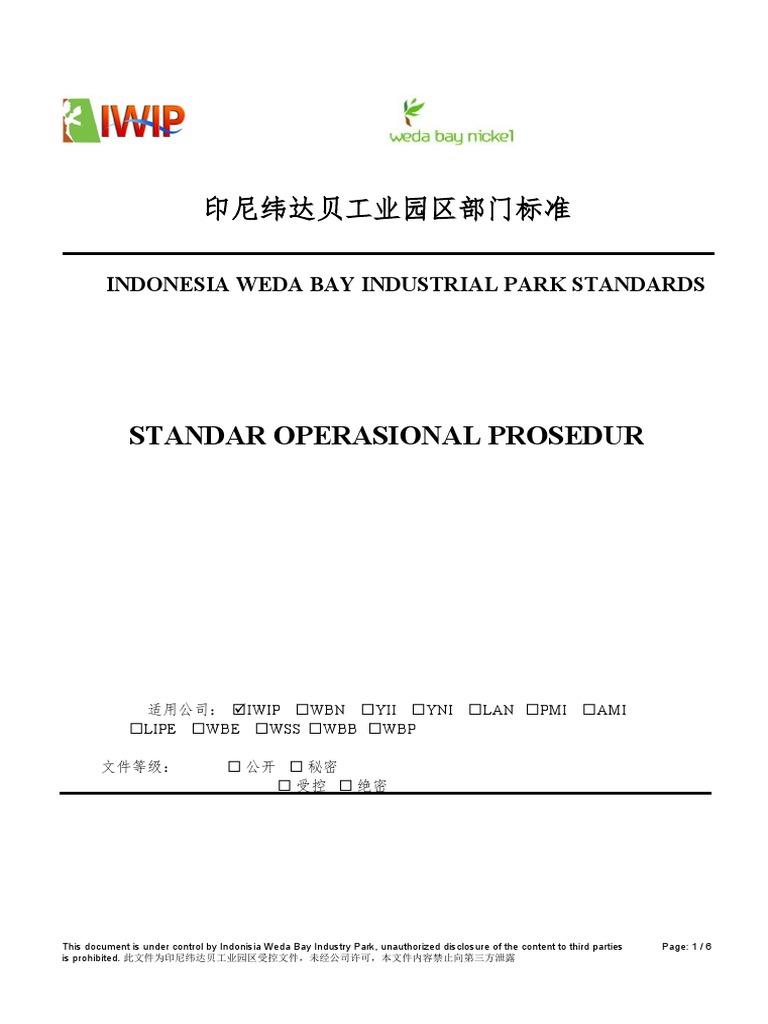 Rancangan Sop Hecting | PDF