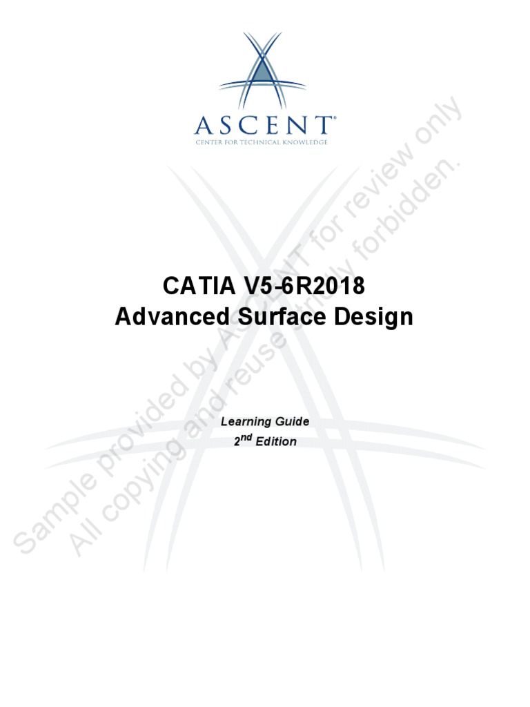 Catia v5 Advanced Surface Design | PDF