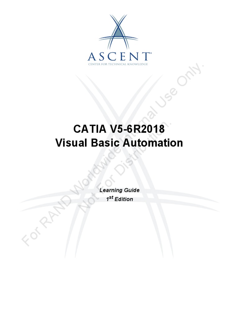 Catia Visual Basic Automation Pdf Component Object Model Visual Basic For Applications