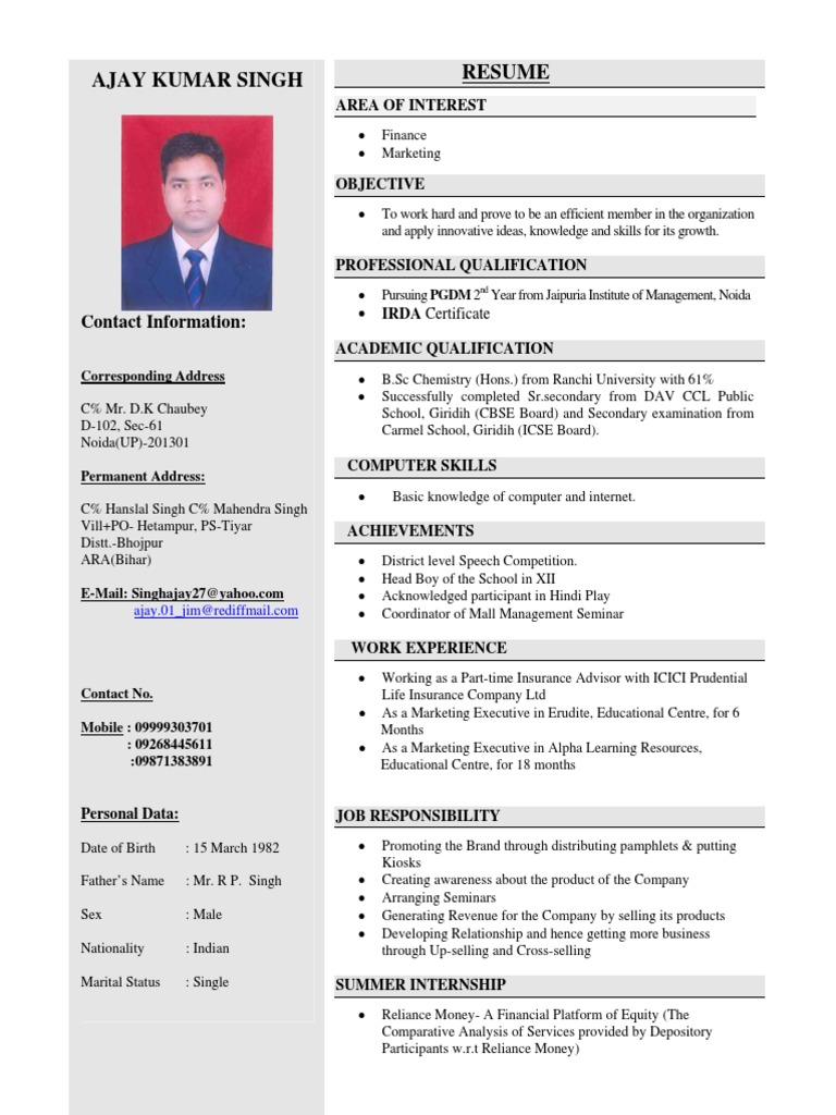 Ajay Kumar | PDF | Business