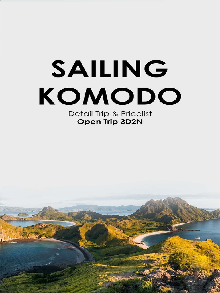 Open Trip Sailing Komodo | PDF