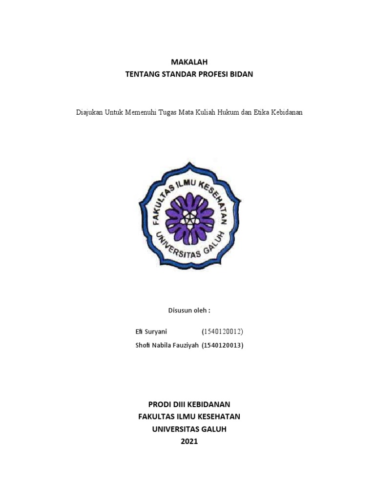 Standar Profesi Bidan di Indonesia | PDF