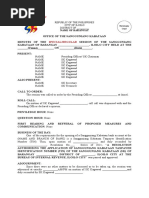 Resolution Realignment Sample Format | PDF | Philippines
