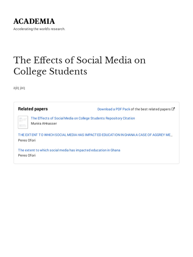 The Effects of Social Media On College Students-with-cover-page-V2 ...