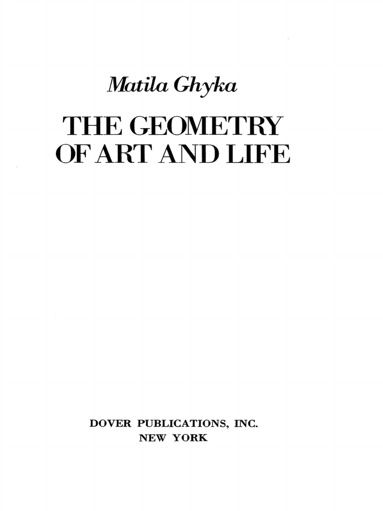 The Geometry of Art and Life - Matila C. Ghyka | PDF