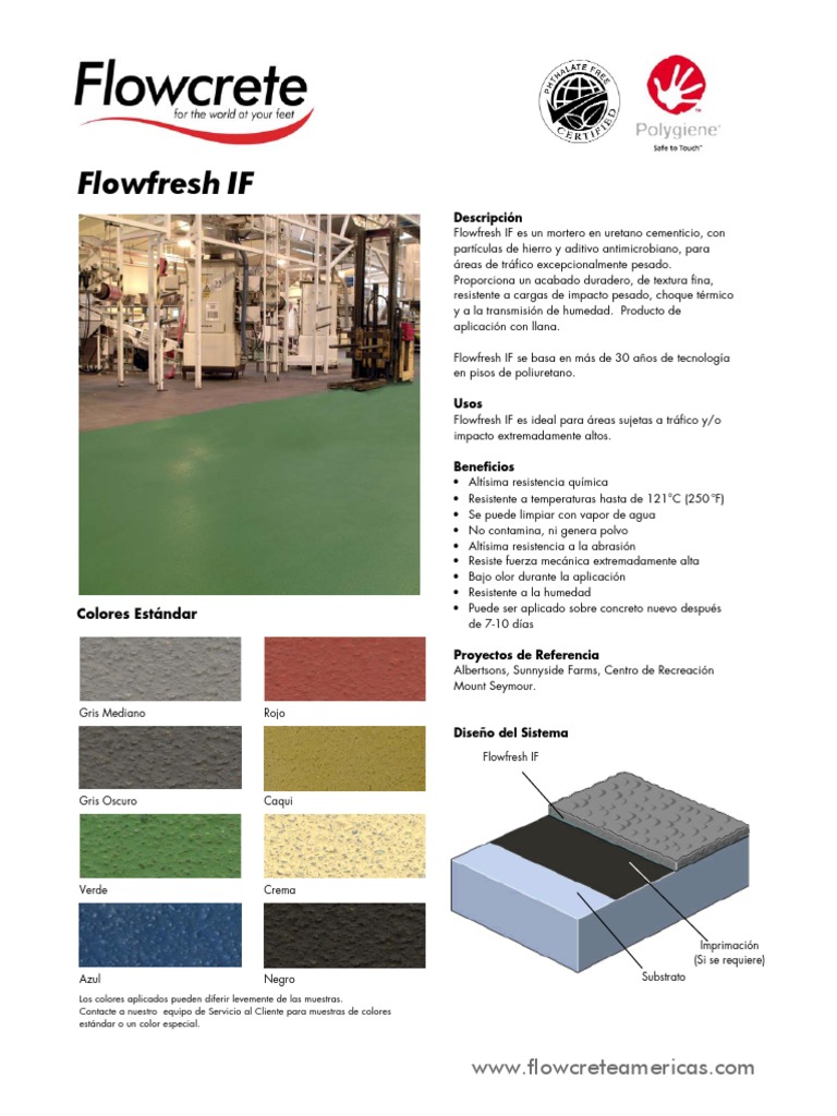 Flowfresh IF - V1 - ESP | PDF | Hormigón | Entorno natural