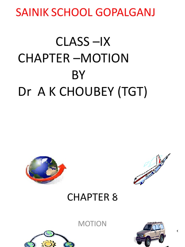 Class 9 Motion PPT Modified | PDF | Acceleration | Velocity