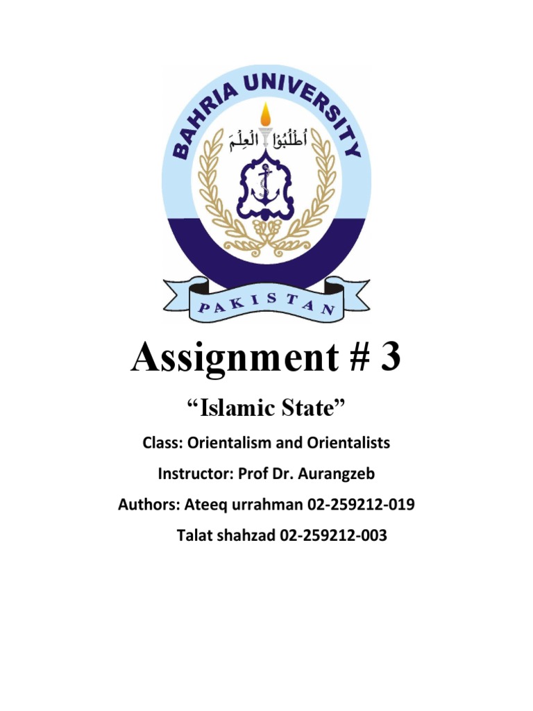 Assignment No 4 Orientilism 2022 | PDF | Muhammad | Medina