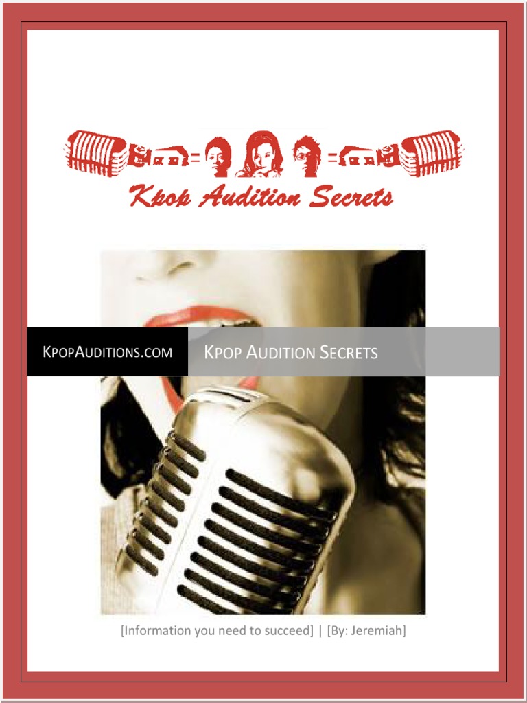 Kpop Audition Secrets | PDF