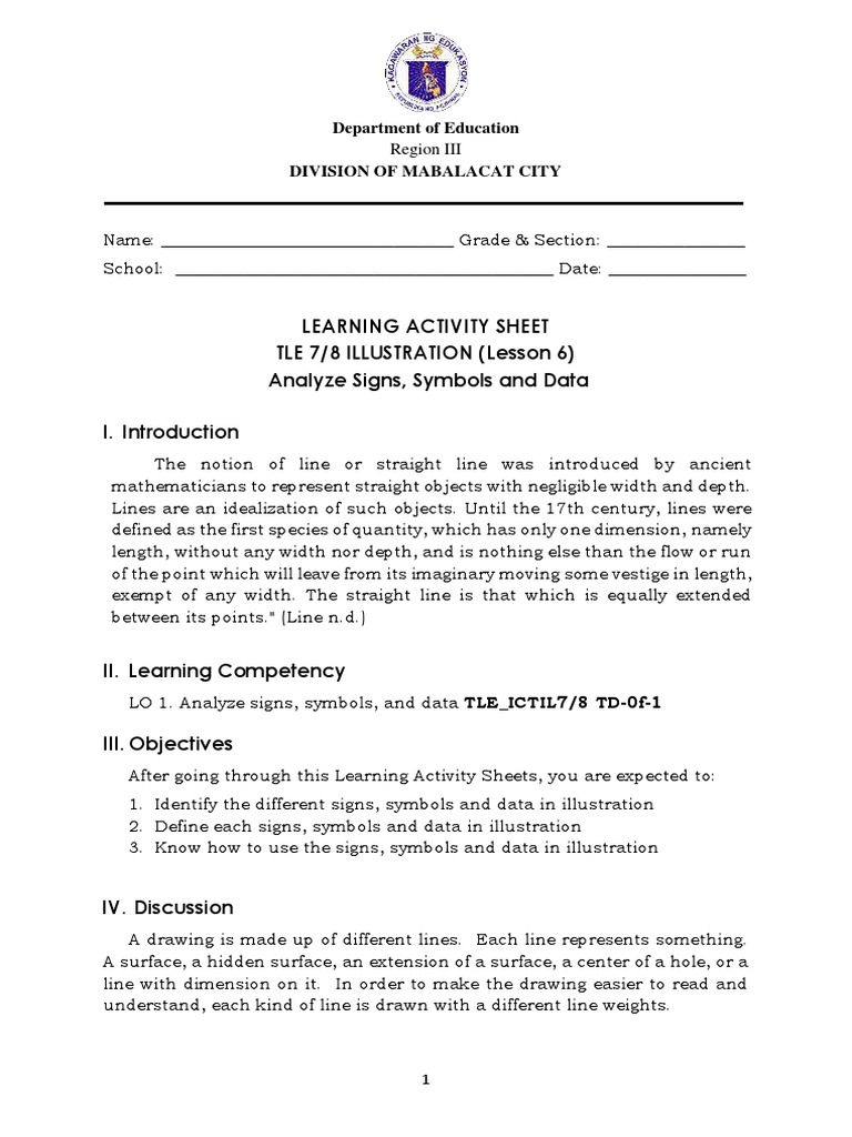 TLE7 8 Illustration Q2 Wk6 Analyze-signs-symbols-and-data-EVALUATION... Final | PDF