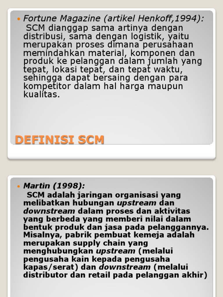SCM 2 | PDF