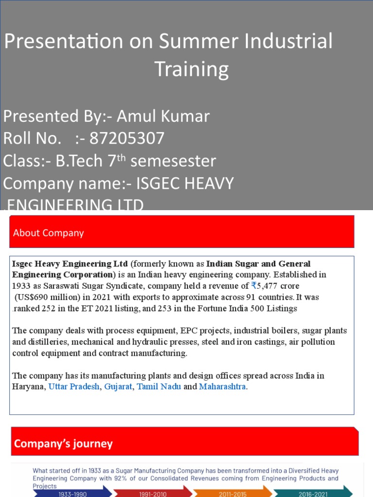 Isgec Training | PDF | Computers