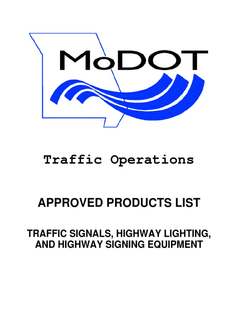 MoDot Approved Products Listing - Revised 4-21-15 | PDF | Specification ...