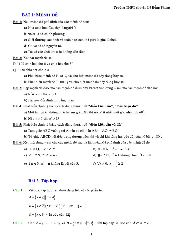 BT-thêm HK1 Lop-10 LHP CTST | PDF