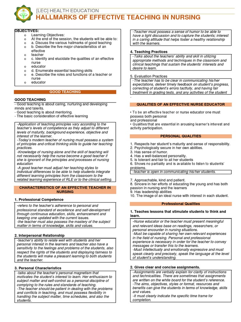 NCM 102 Health Educ | PDF