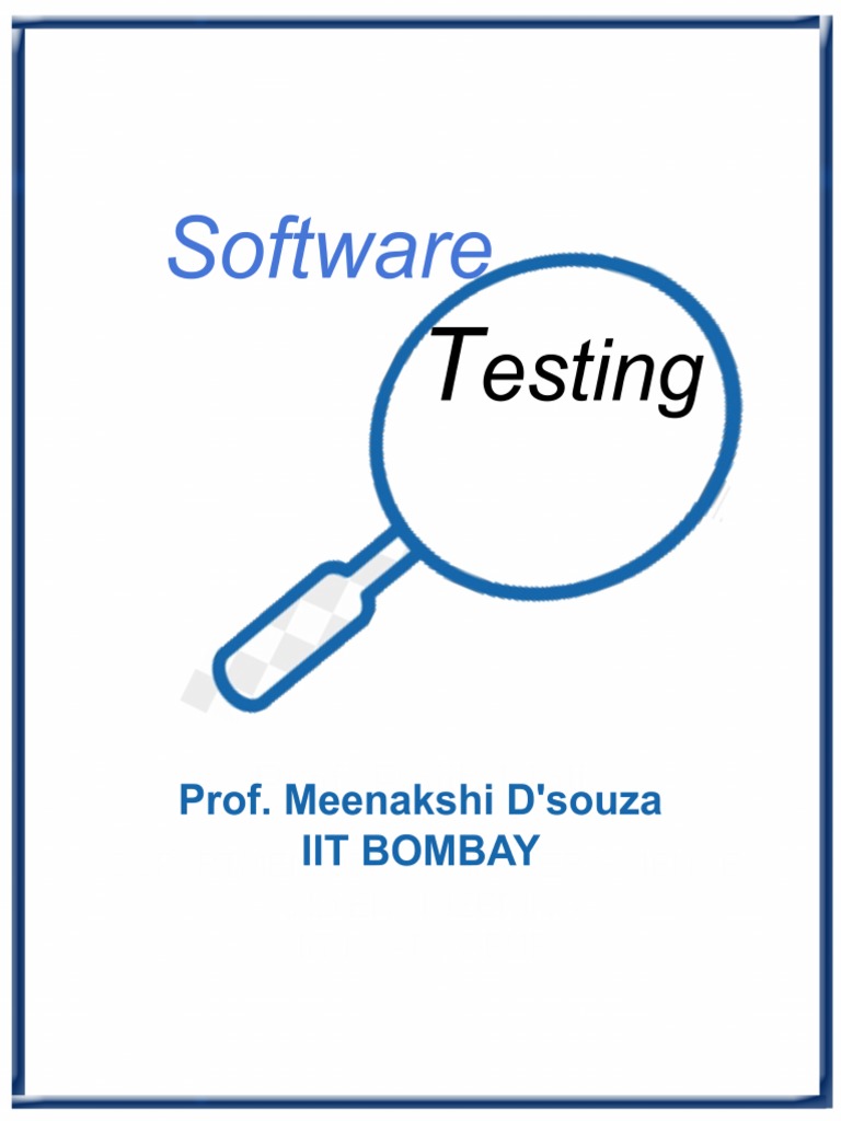 Software Testing NPTEL Notes | PDF | Software Testing | Software Software Testing NPTEL Notes | PDF | Software Testing | Software