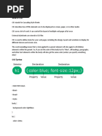 HTML Cheat Sheet | PDF | Cascading Style Sheets | Hyperlink