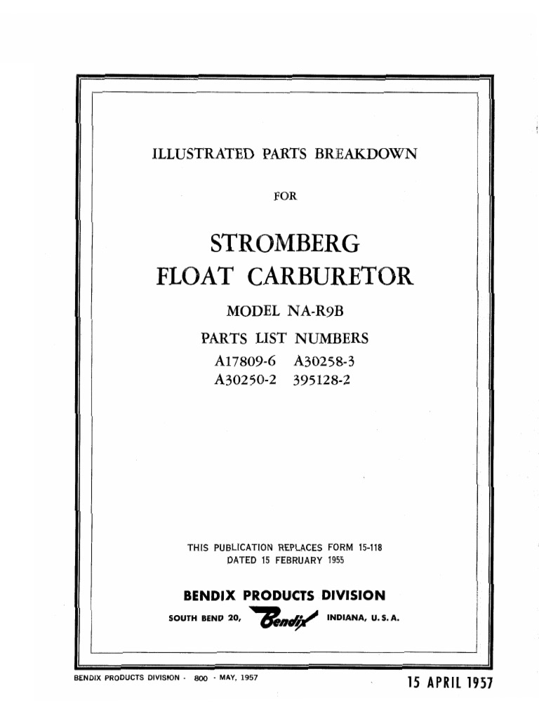 Float: Stromberg | PDF | Mechanical Engineering | Manufactured Goods
