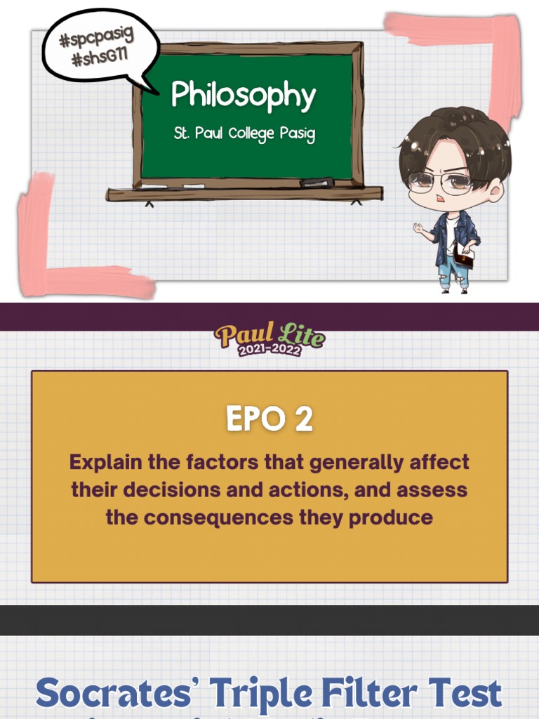 Domingo Socrates' Triple Filter Test | PDF