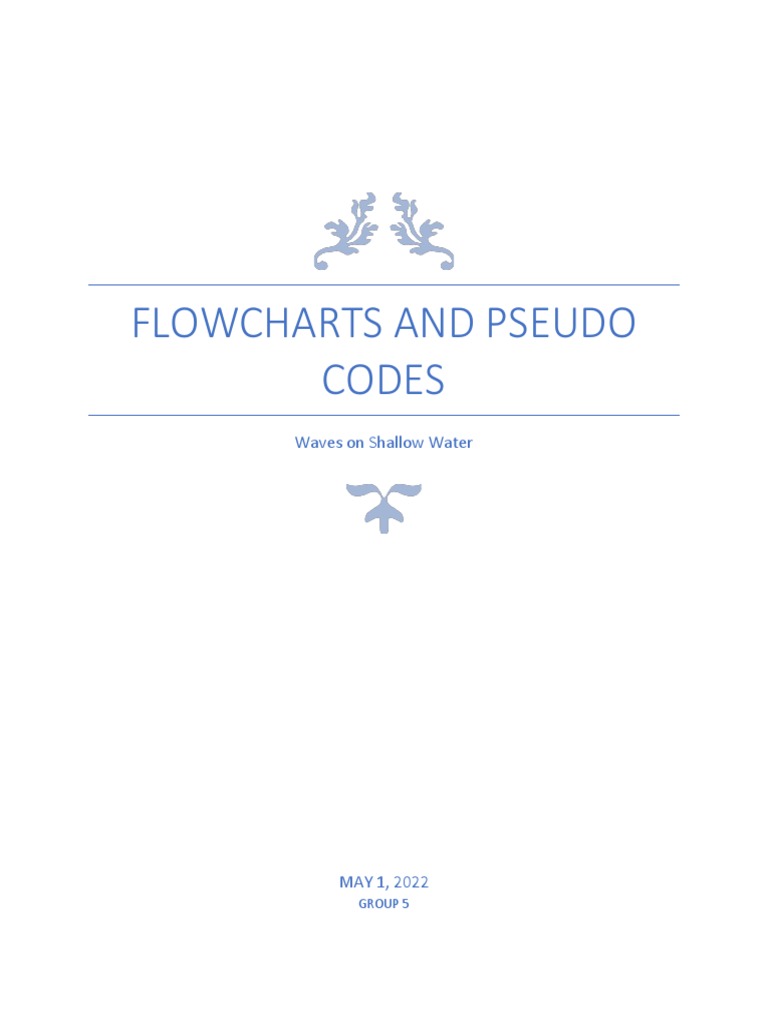 Flowcharts And Pseudo Codes Pdf Parameter Computer Programming Computer Programming 