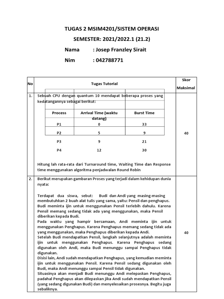 Tugas 2 Msim4201 20212 | PDF