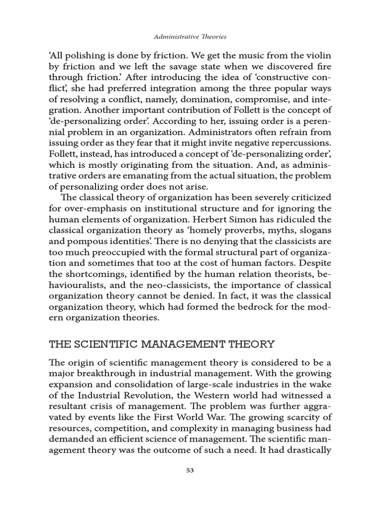 Scientific Management Theory | PDF | Employment | Science