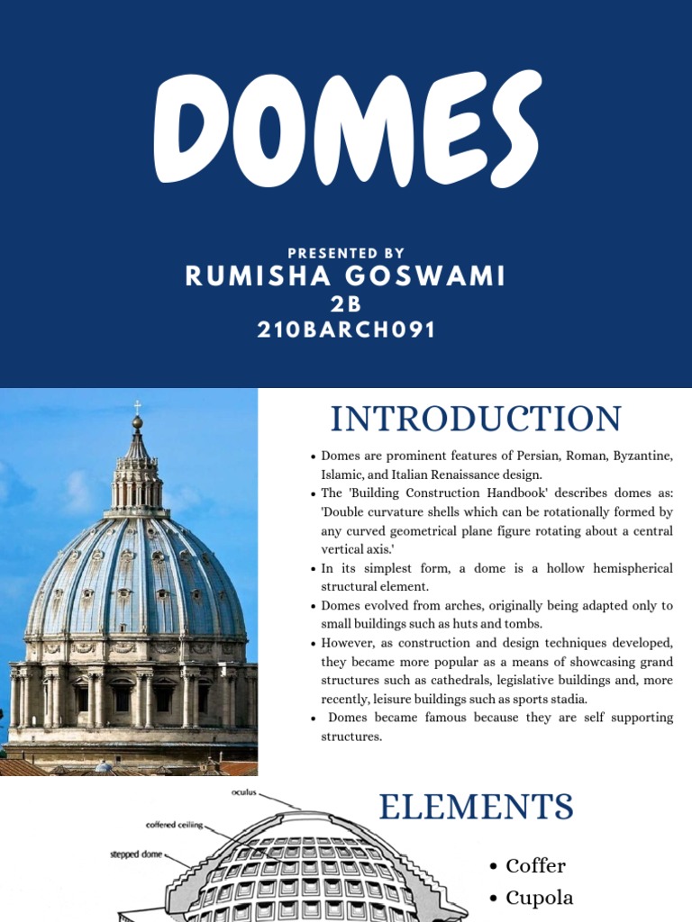 Domes | PDF | Dome | Architectural Elements