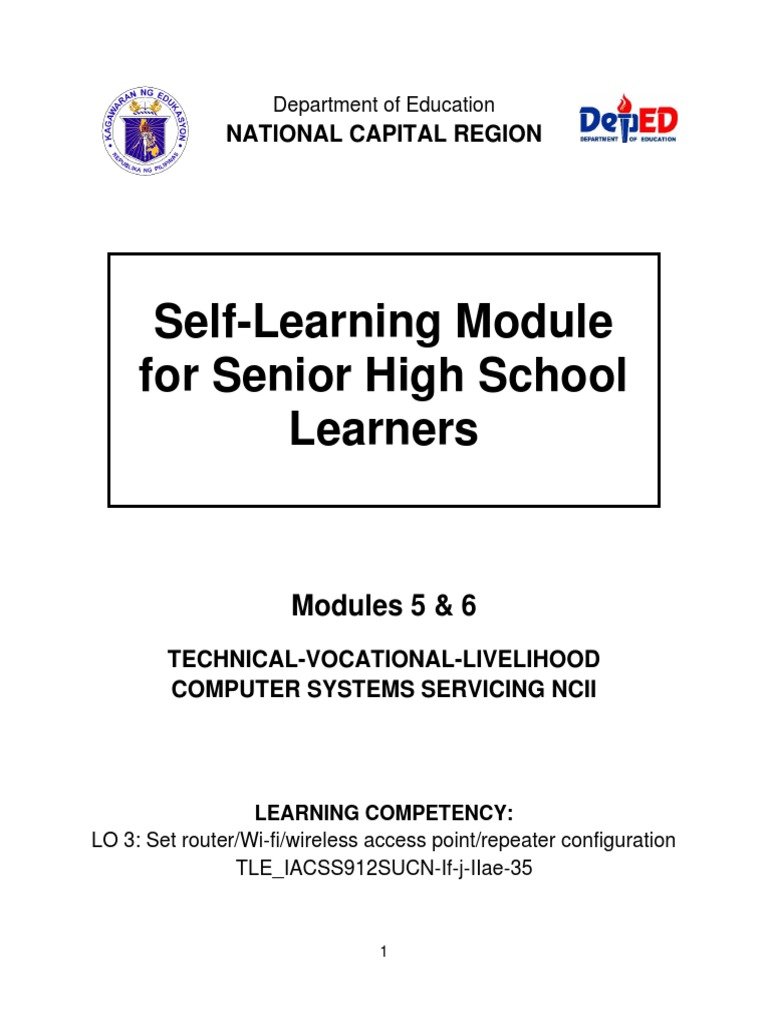 Module 3 CSS Weeks 5 and 6 | PDF | Router (Computing) | Computer Network