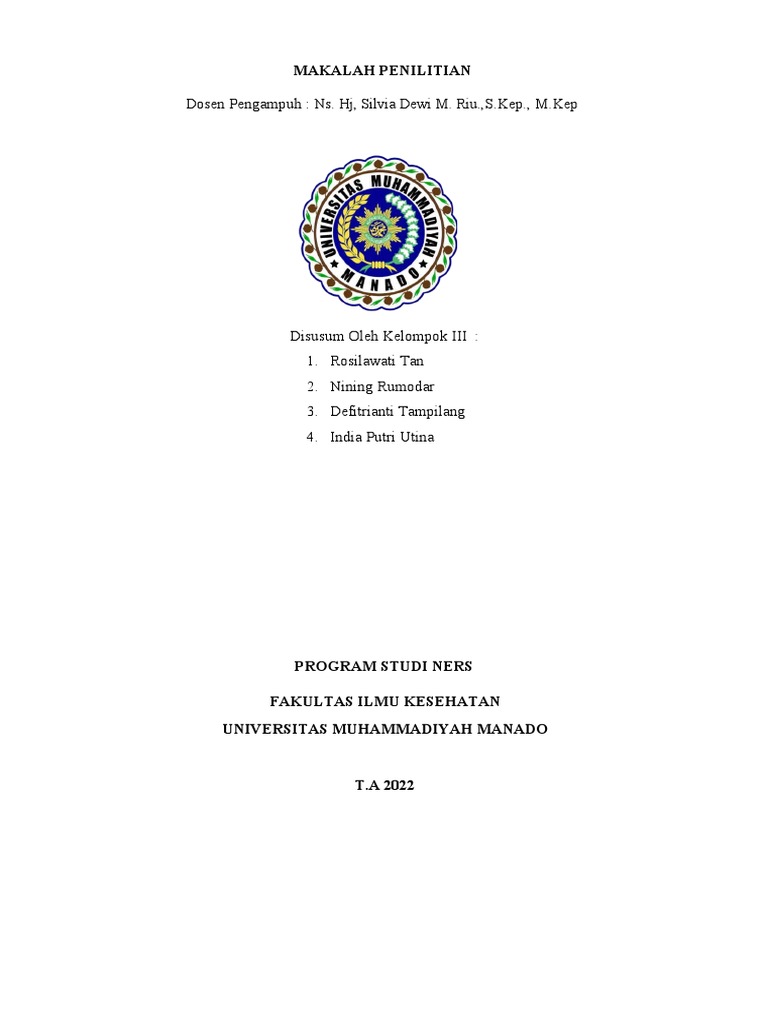 Kecemasan Pasien Pre Operasi Katarak | PDF