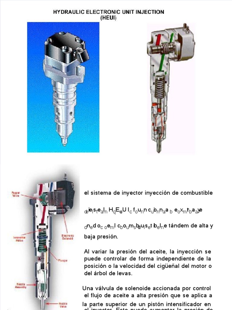 Heui | PDF | Inyección de combustible | Bomba