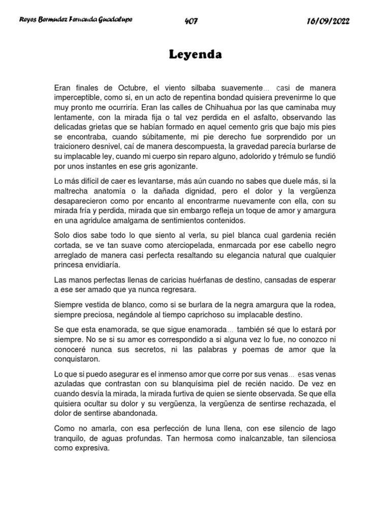 La Leyenda De La Pascualita Pdf Amor