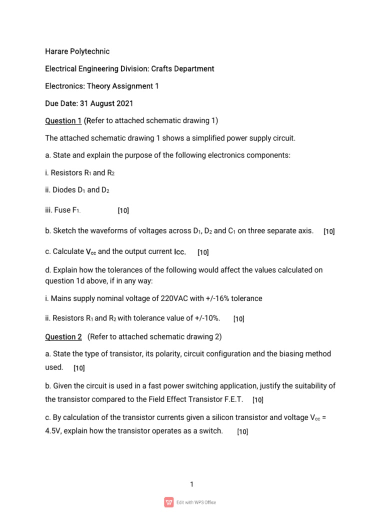 Harare Polytech | PDF