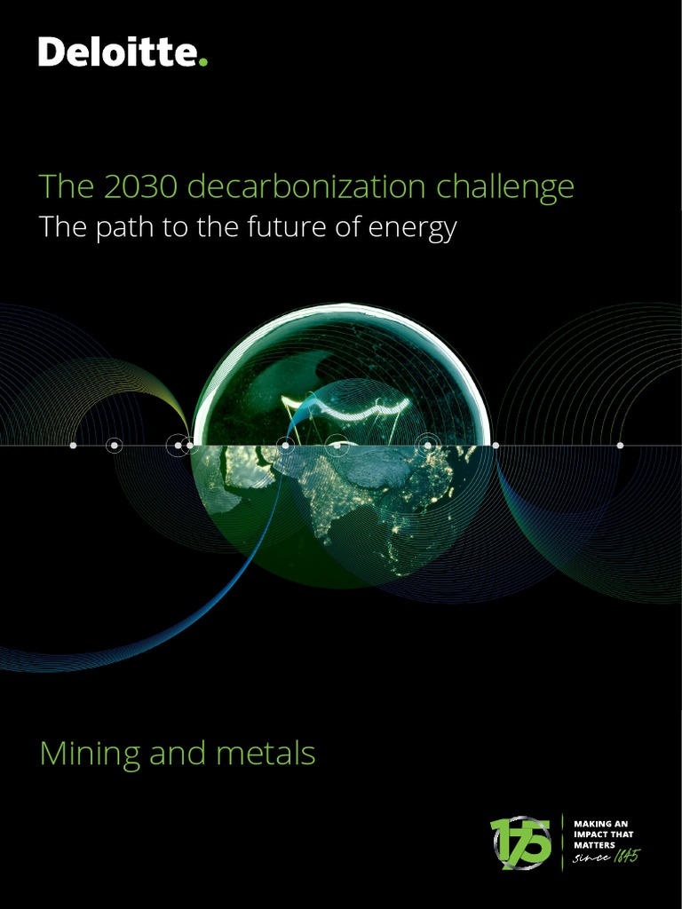 Deloitte Uk Mining and Metals Decarbonization | PDF | Low Carbon Economy | Renewable Energy
