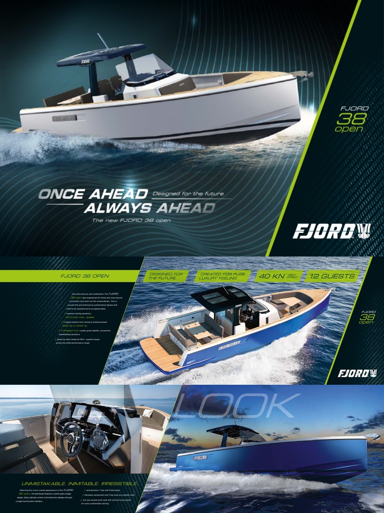 Fjord 38 Open | PDF | Deck (Ship) | Vehicles